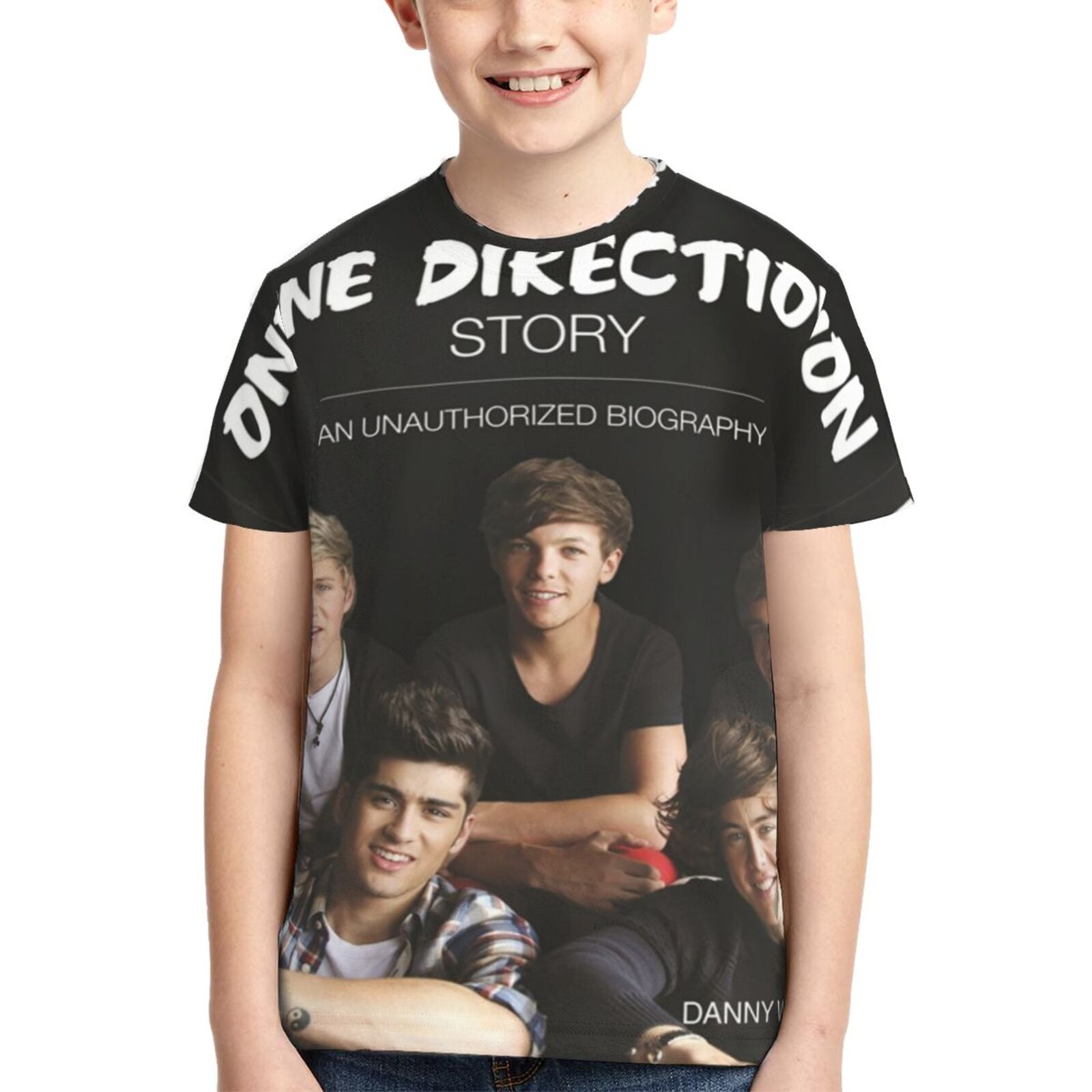 1d One Direction Boys Girls T-Shirt 3d Print Graphic Short Sleeve Tee ...