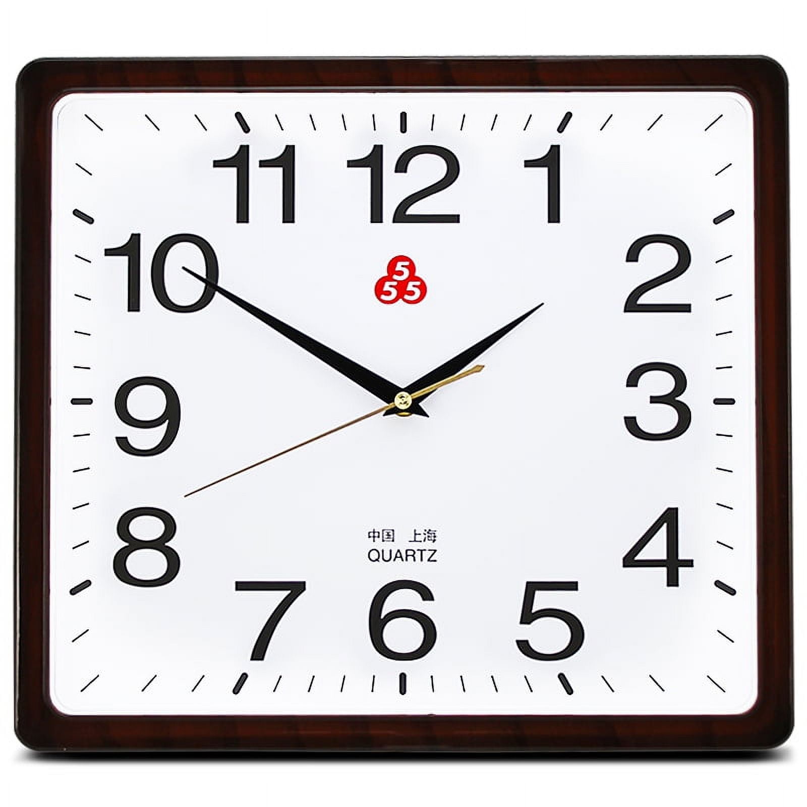 1f31f3 Wall Clock Living Room Home Modern Simple Rectangular Clock ...