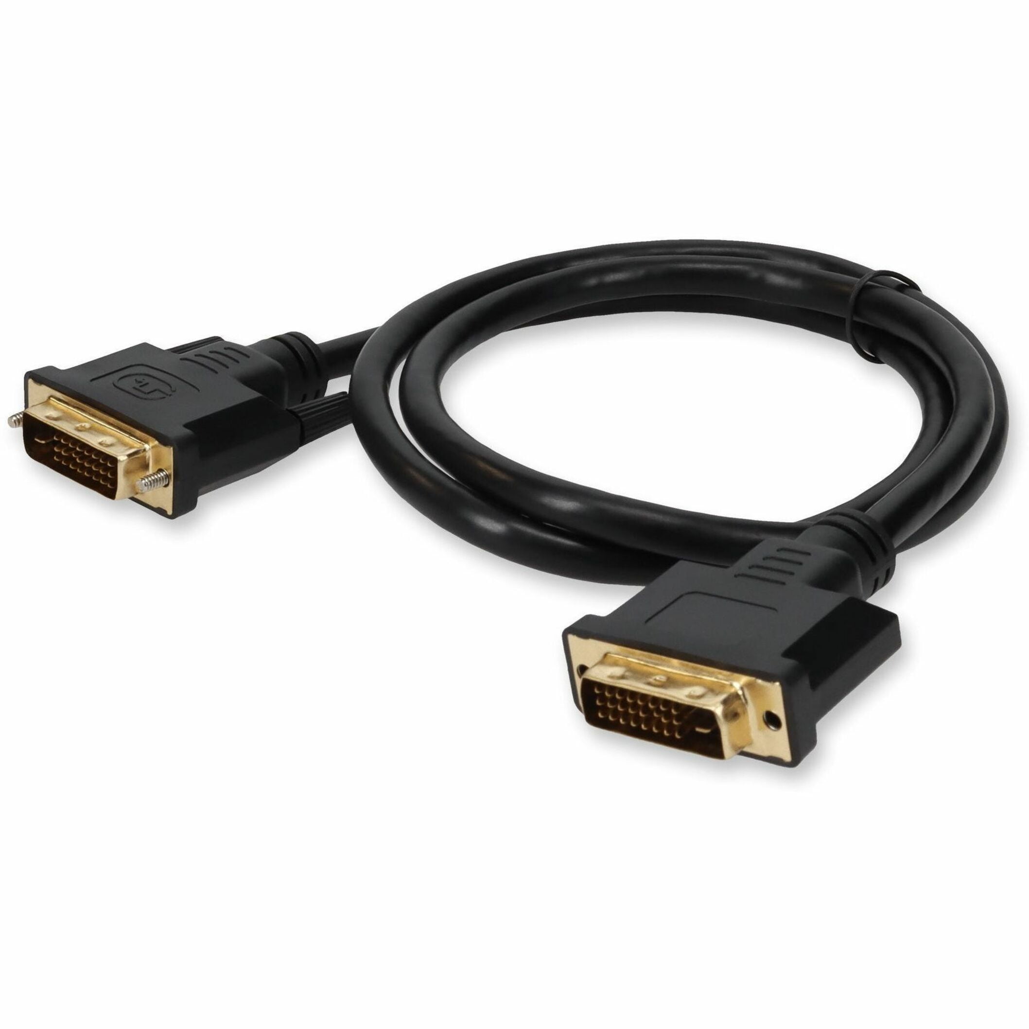 1ft DVI-D Dual Link (24+1 pin) Male to DVI-D Dual Link (24+1 pin) Male ...