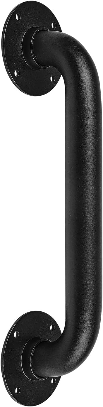 1ft Metal Industrial Pipe Wall Handrail -12 Inch Pipe Barn Door Pull ...