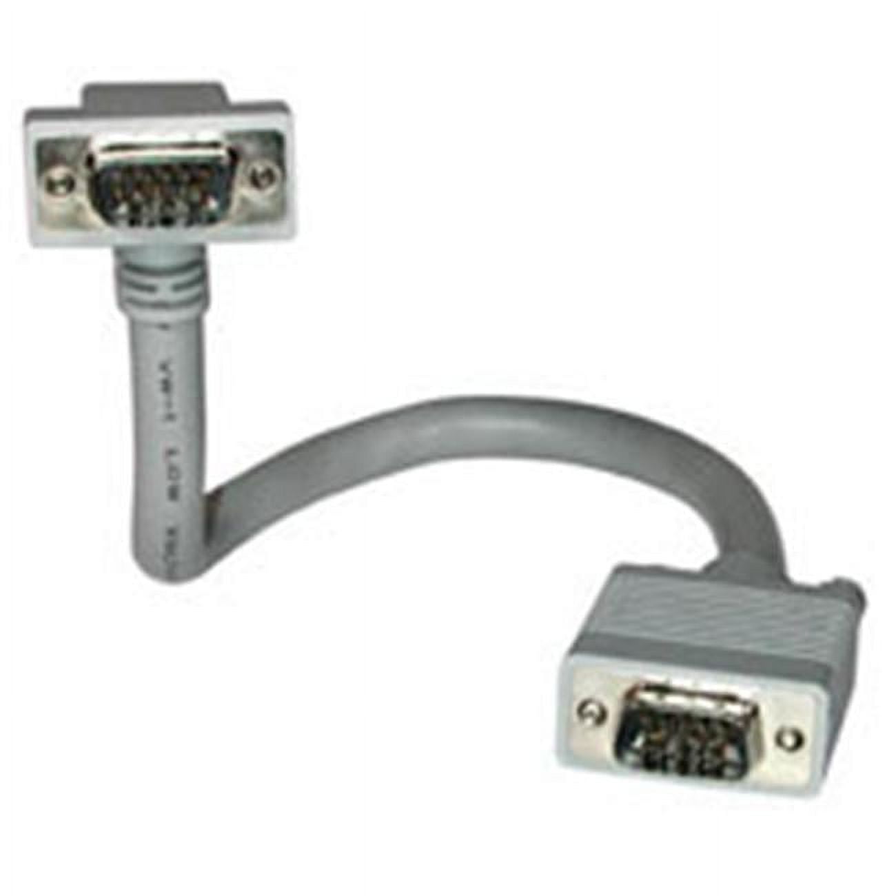 1ft PREMIUM SHIELDED HD15 M-F SXGA MONITOR EXTENSION CABLE (with 90 ...