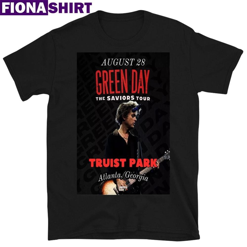 1green Day Aug 28 2024 Truist Park In Atlanta Ga Poster Shirt - Walmart.com