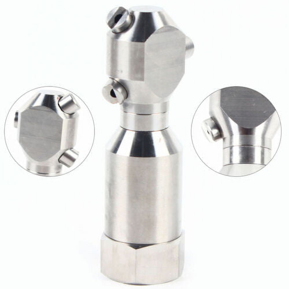 1inch 360° Rotating Washing Nozzle 304 Stainless Steel Spraying Tank ...