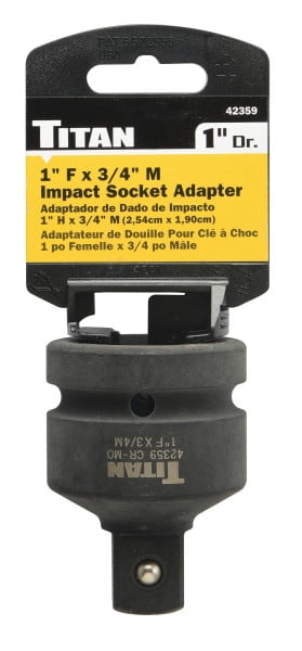 1in F to 3/4in M Impact Socket Adaptor 42359 - Walmart.com