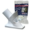 1in HDPE Bracket Betsy Flags 2-Position, Mounting Hardware, White ...