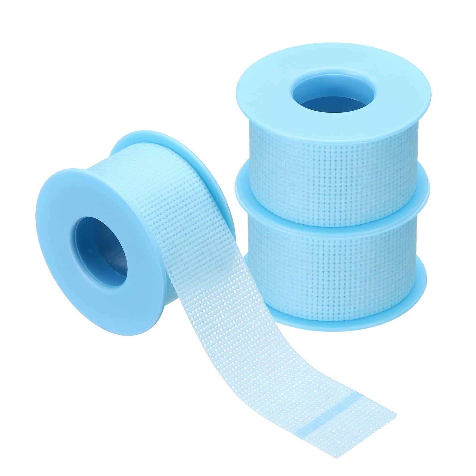 1in x 4.9yd Eyelash Tape, 3 Rolls Eye Lash Tape Silicone Pain-Free ...