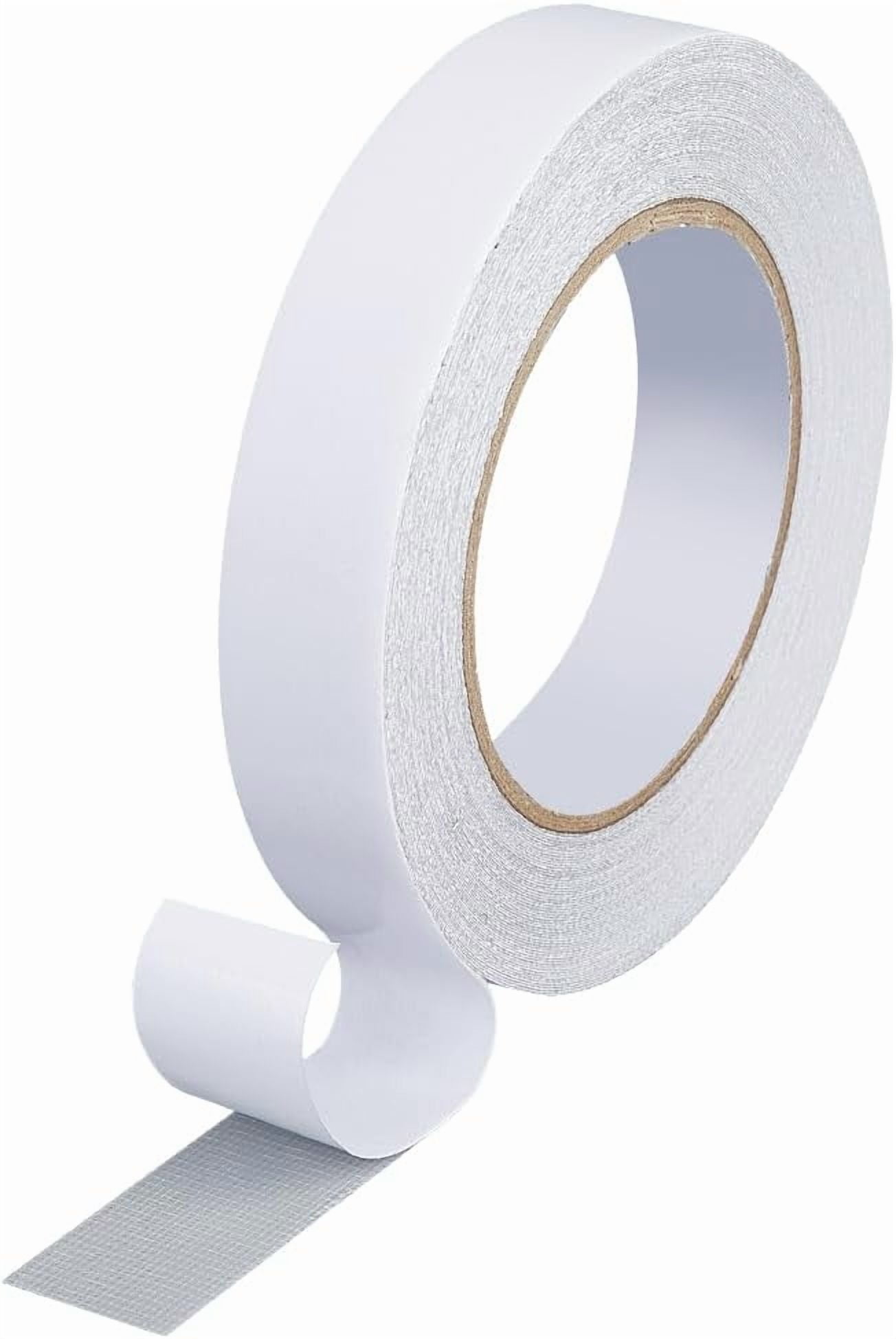 1in x 65.6ft Strong Adhesive Cloth Duct Tape Heavy Duty Repair White ...