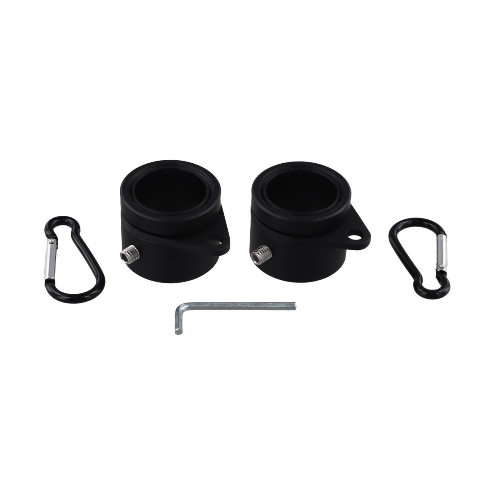 1inch Aluminum Alloy Flagpole Swivel Buckle Silver/Black Black ...
