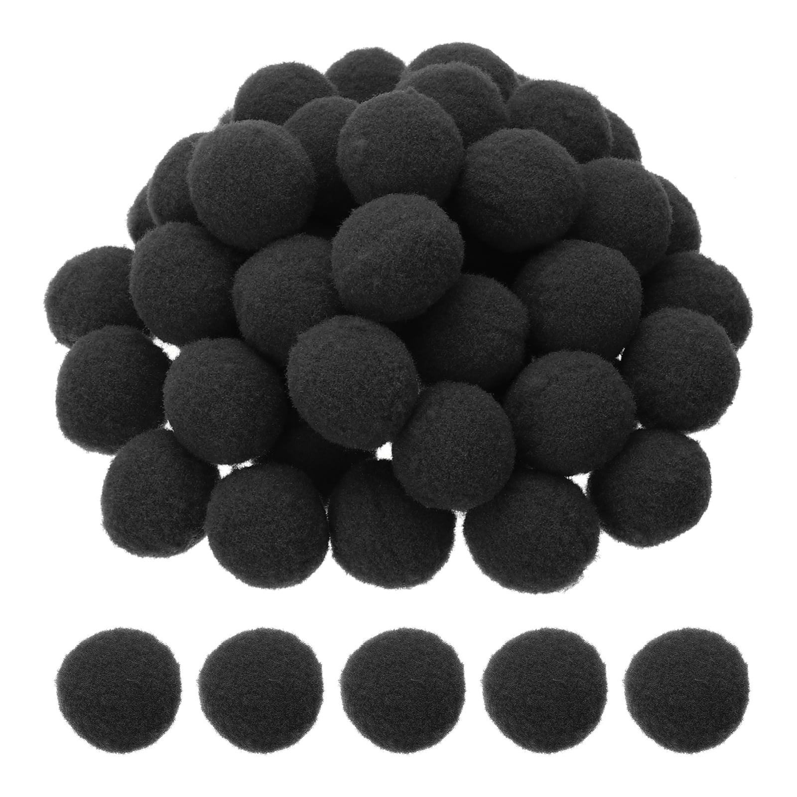 1inch Pom Poms for Crafts, 500pcs Pompoms for Crafts Puff Balls Bulk ...