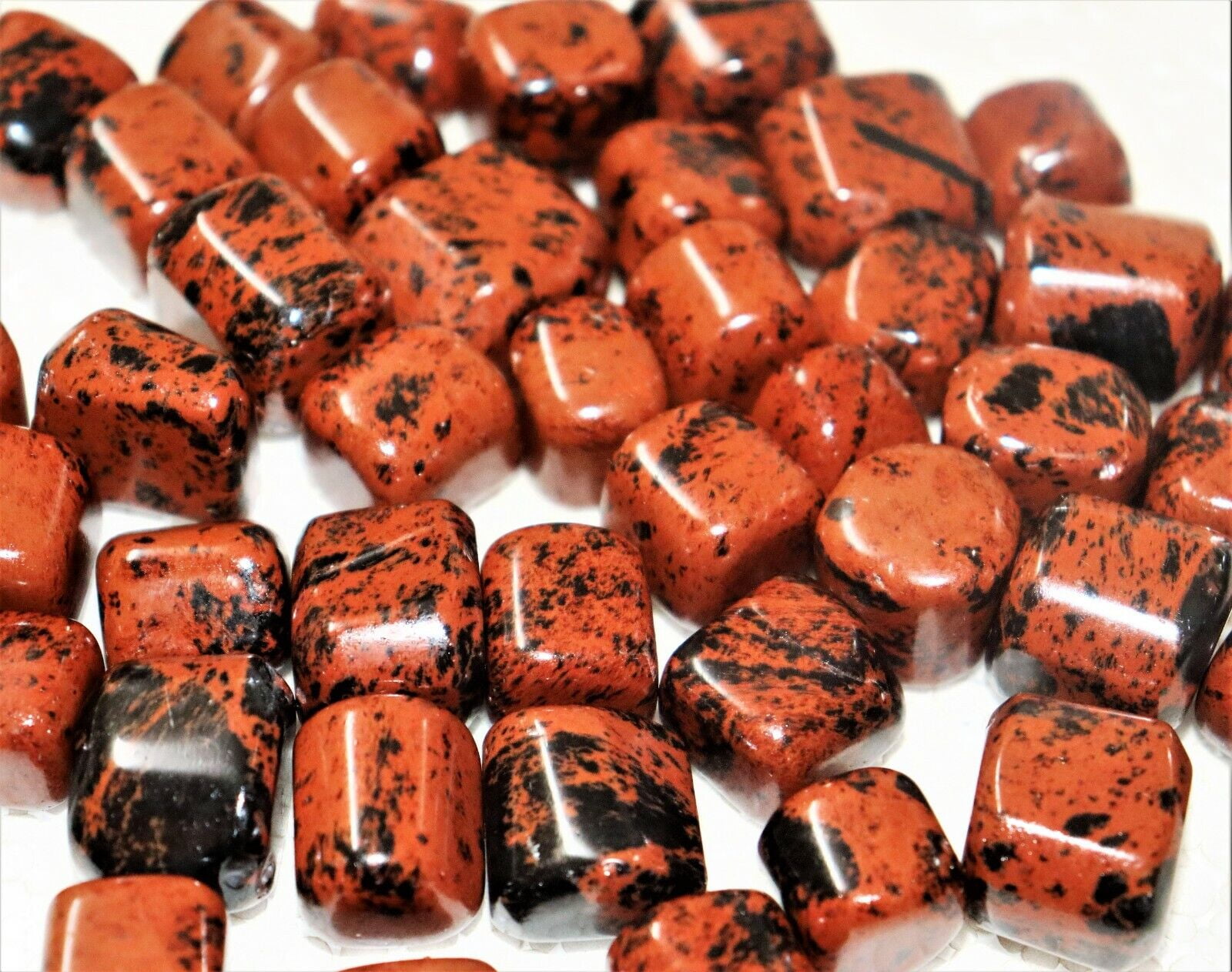 1kg / 2.2lbs Gemstone Tumbled Pebbles Stones Red Mahogany Obsidian ...