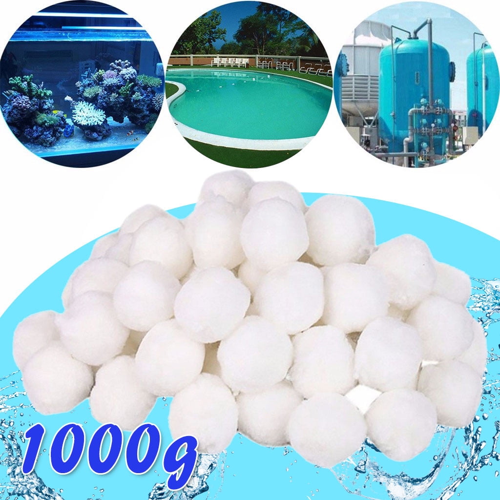 1kg Pool Filter Balls for Sand-Filter - Dry Filter Sand Balls,Reusable ...