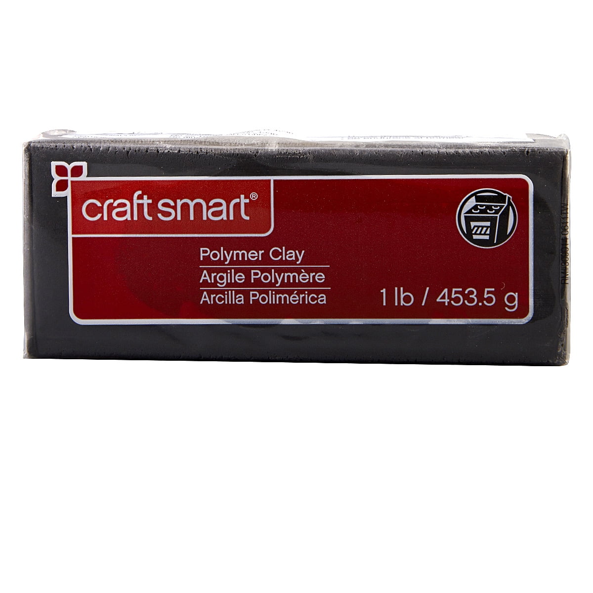 Craft Smart Black Polymer Clay Set, 1lb, Oven-Bake Clay for Sculpting ...
