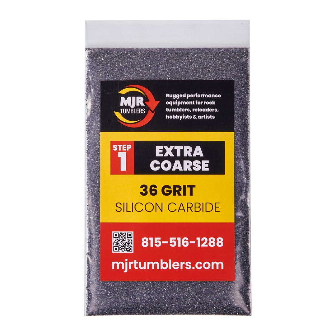 1lb MJR Tumblers 36 Grit Premium Extra Coarse Extremely Fast Cutting ...
