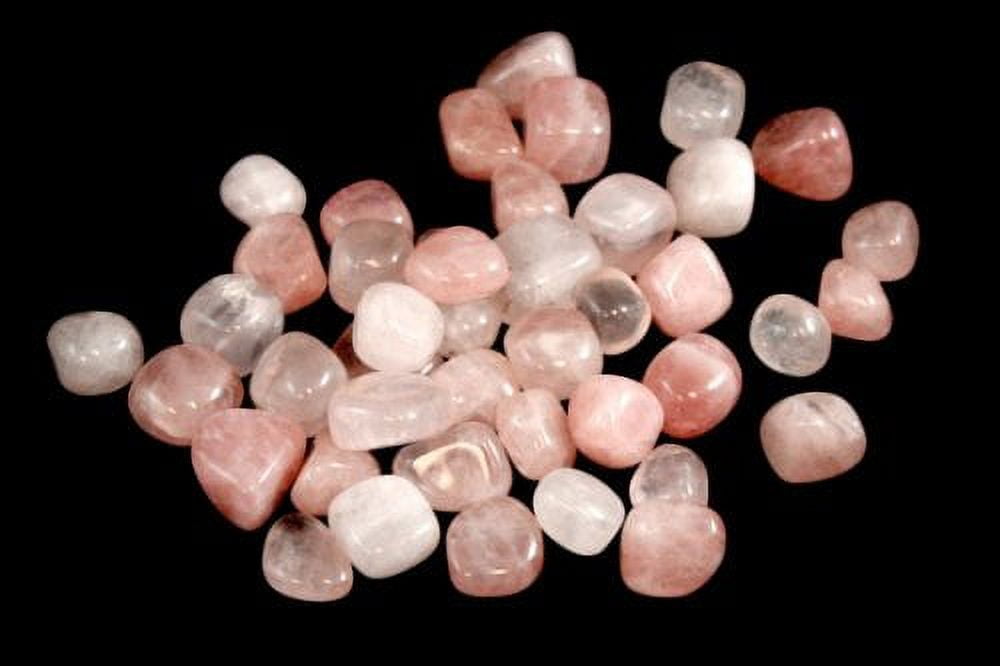 1lb Tumbled Pink Rose Quartz Stone Large 1"+ Polished Crystal Healing ...