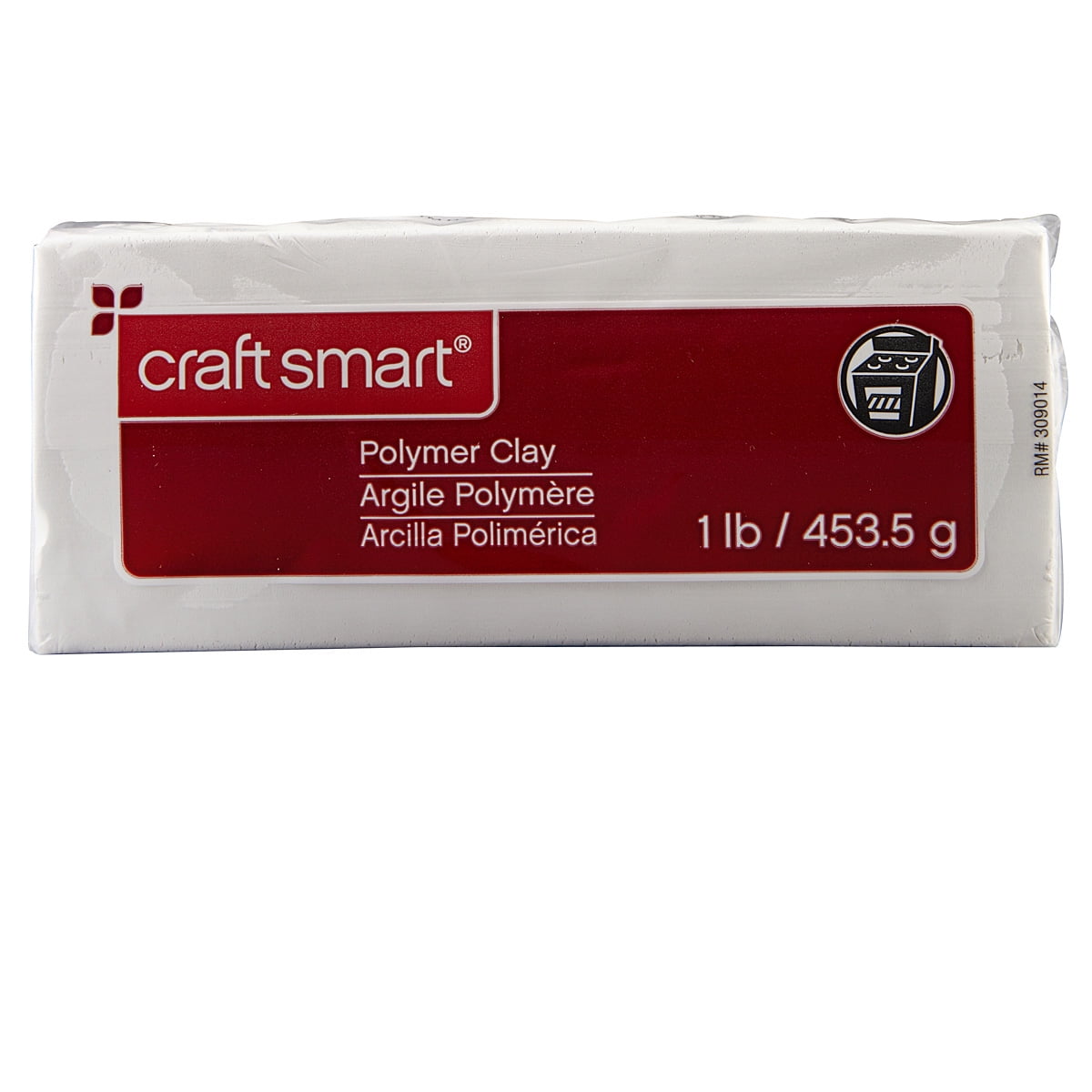 1lb White Oven-Bake Polymer Clay by Craft Smart - Non-Toxic Modeling ...