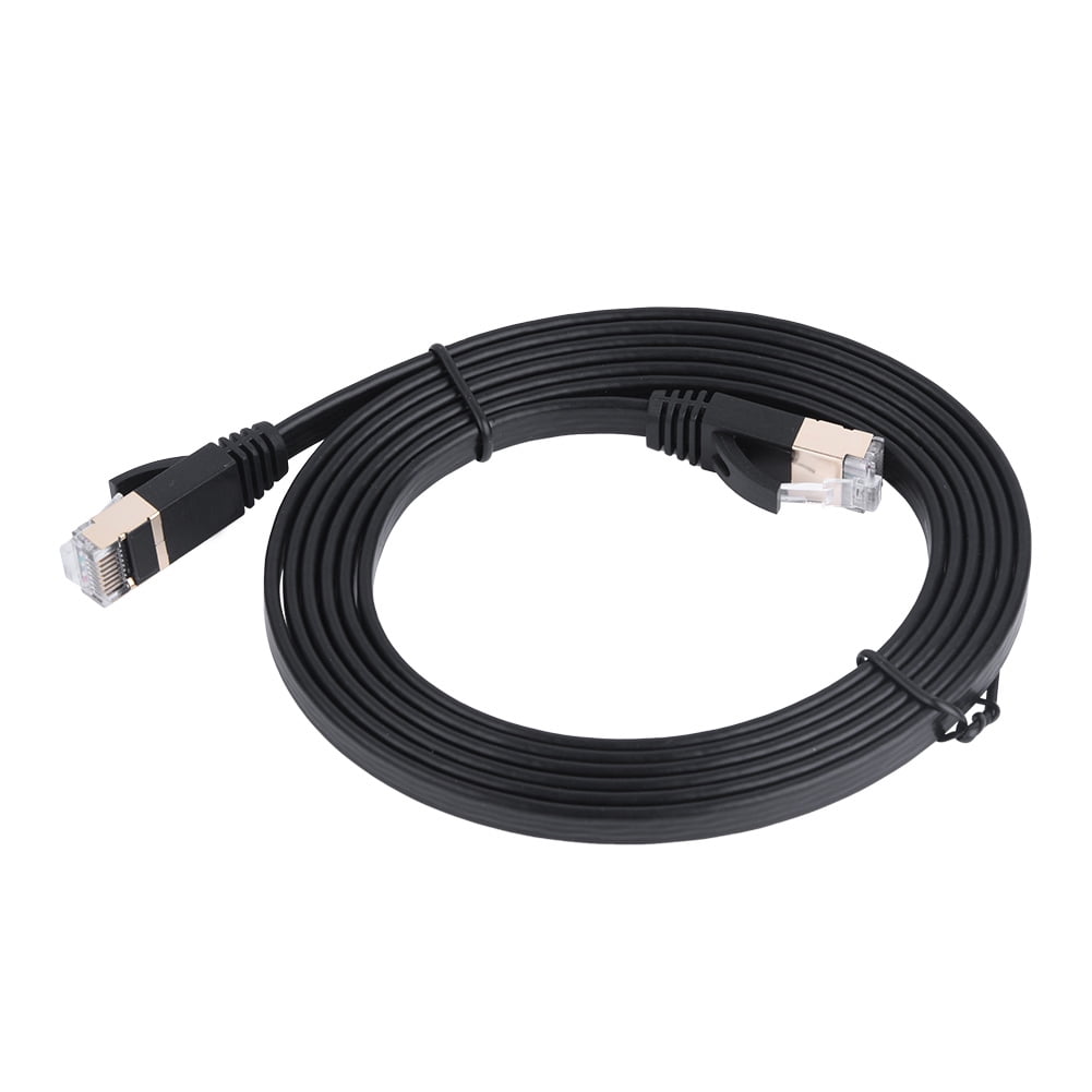 1m/1.8m//5m/8m/10m/15m CAT7 RJ45 600MHz Patch Shielded Lan Network Cable Flat Ethernet Cord ...