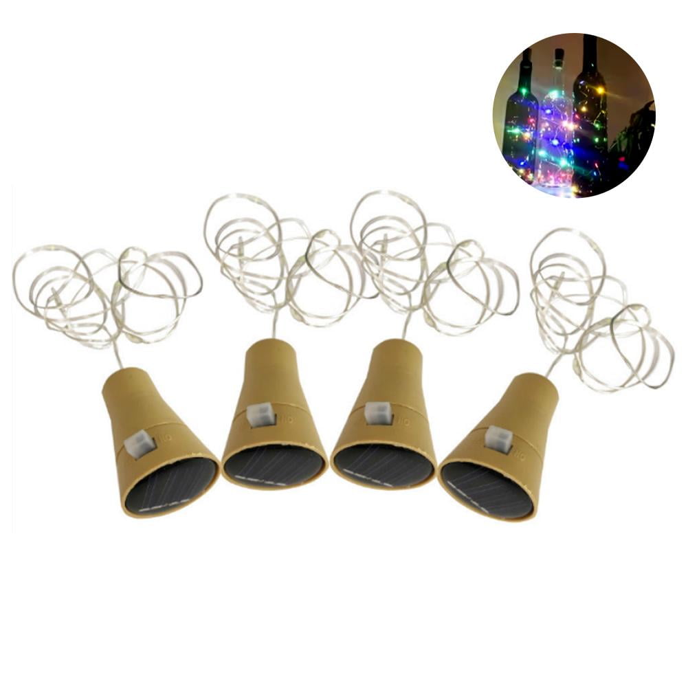 1m 10 lights color (C) $led solar wine bottle stopper light outdoor ...