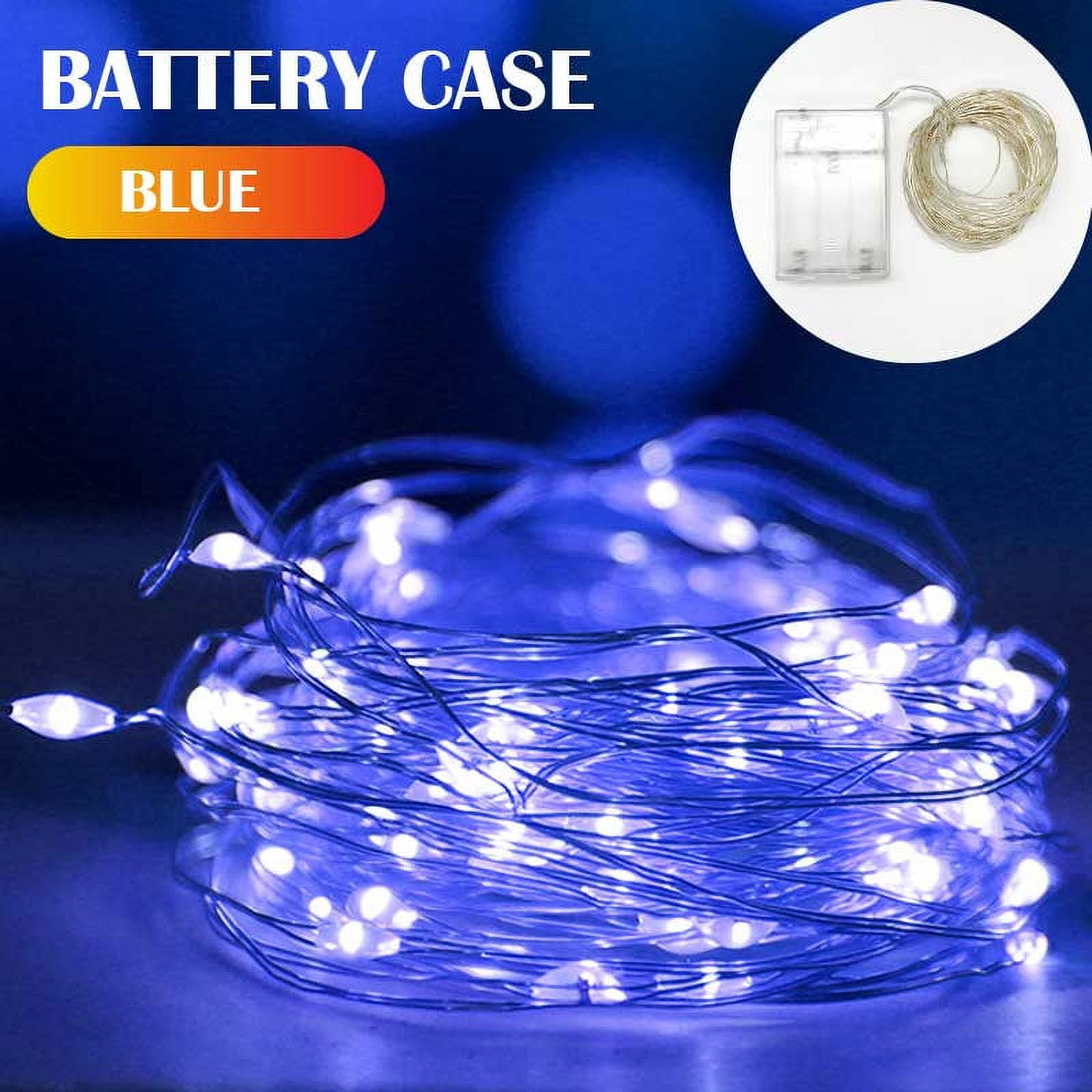 1m/2m/3m/10m Copper Wire Battery Box Garland LED Wedding Decoration for ...