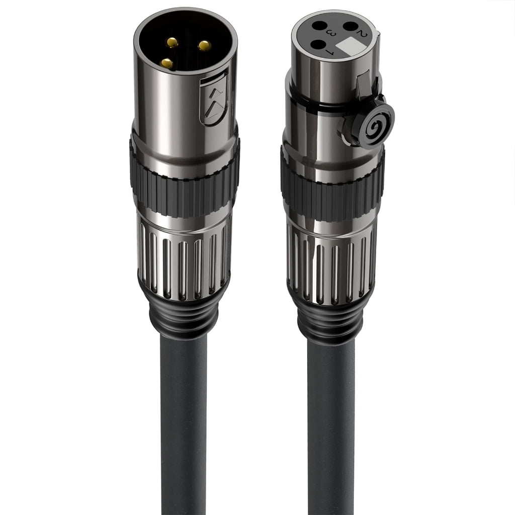 1m/2m/5m 3Pin Male to Female Microphone Extension Cable Line Connection ...