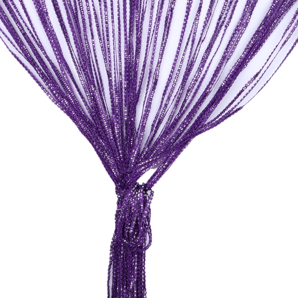 1m*2m Silver Leather Line Curtain String Curtain Door Window Decor ...