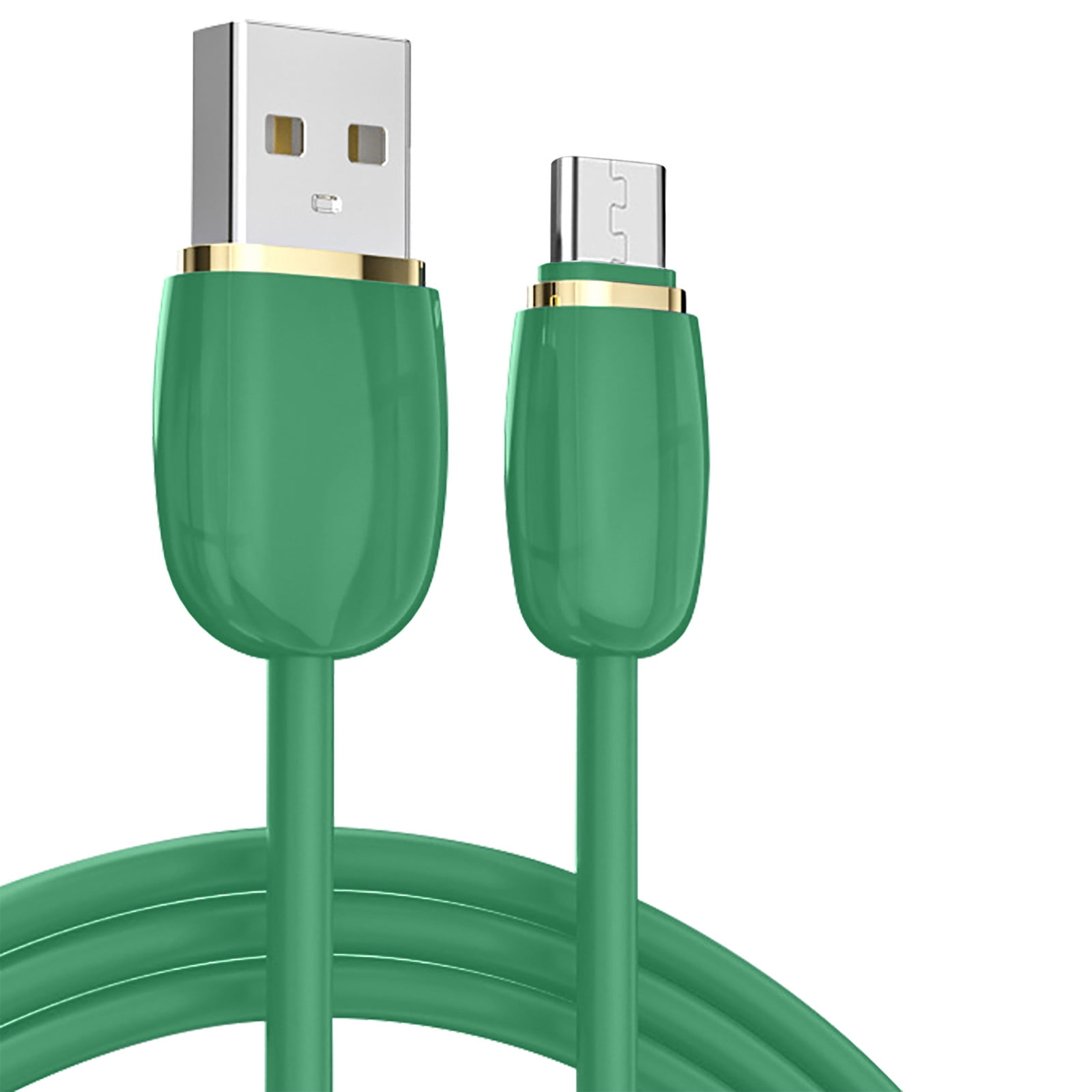 1m 3A Silicone Data Mobile Phone Color Fast Charging Line Liquid Soft ...