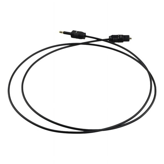1m 3ft Toslink to Mini Plug 3.5mm Digital Optical SPDIF Audio Cable ...