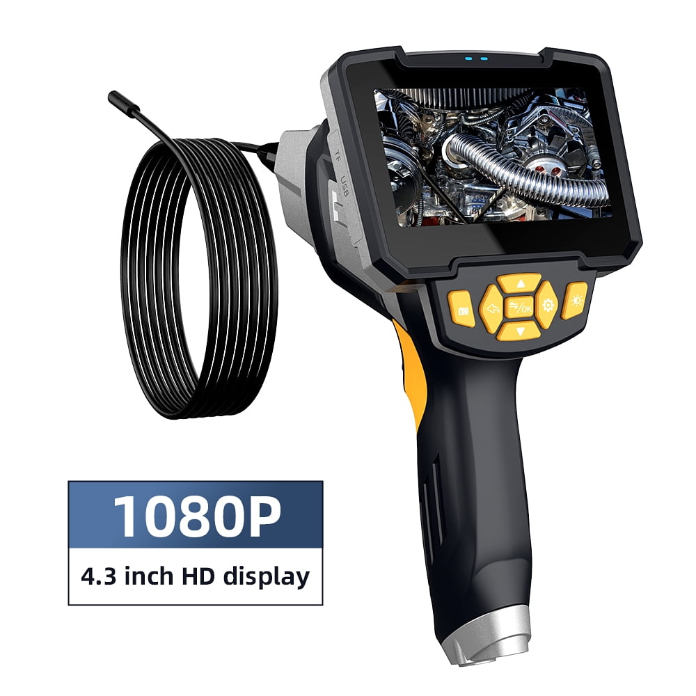 1m/5m/8m Industrial Endoscope Single & Dual Lens IP67 Waterproof 4.3 ...