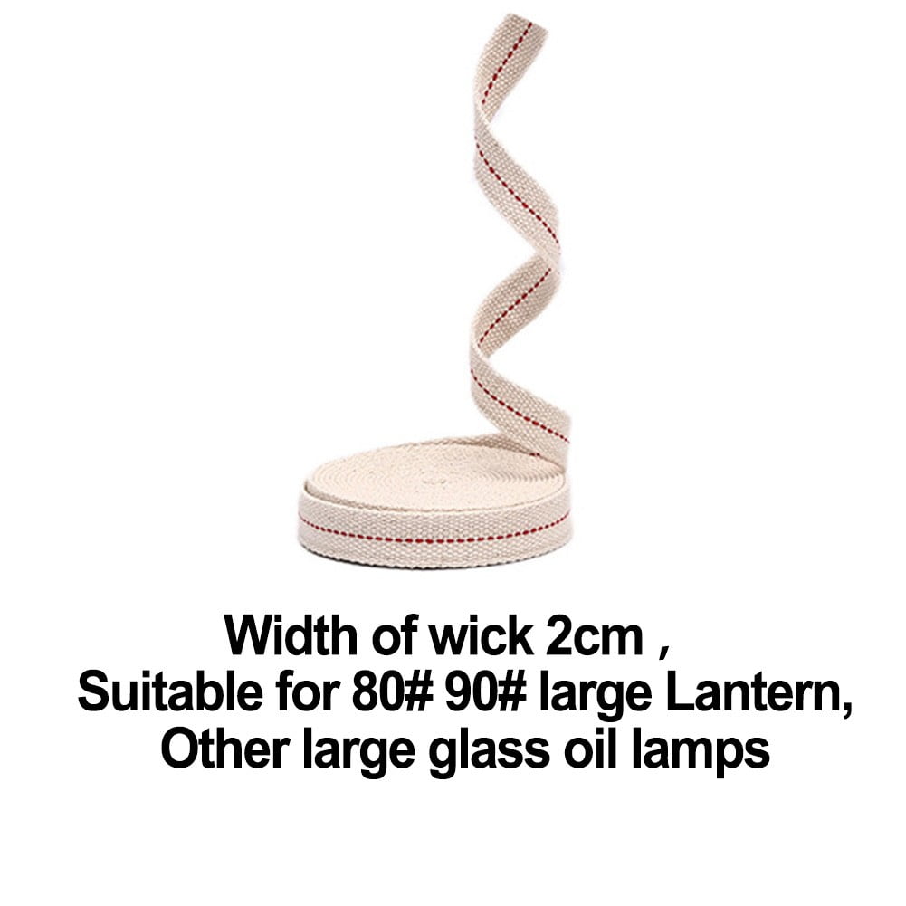 1m Cotton Flat Wick- Kerosene Lamp Oil Lamp Lantern Vintage Camping ...