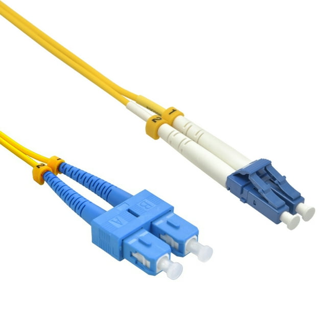 1m LC/UPC-SC/UPC Singlemode Duplex LSZH 2.0mm Fiber Optic Patch Cable ...