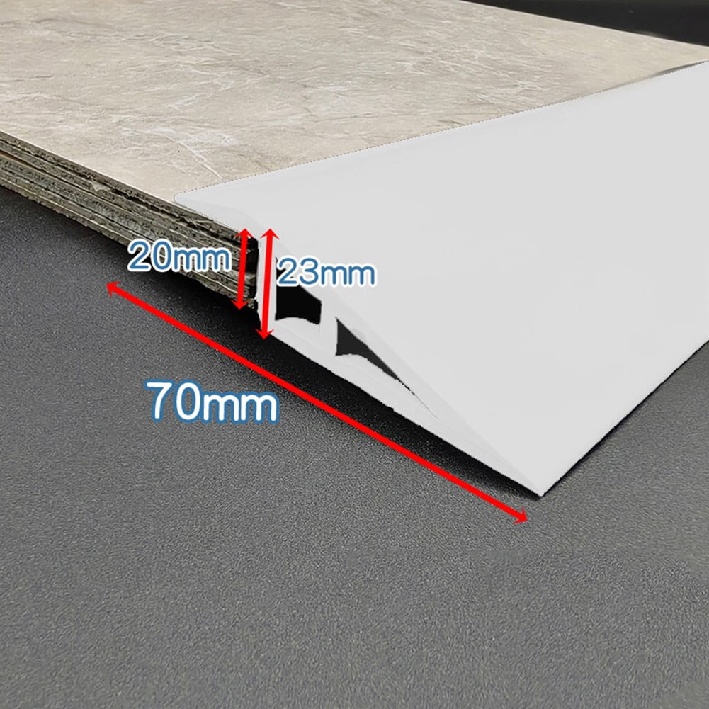 1m PVC Floor Transition Strips for Carpet Transition, White Plastic ...