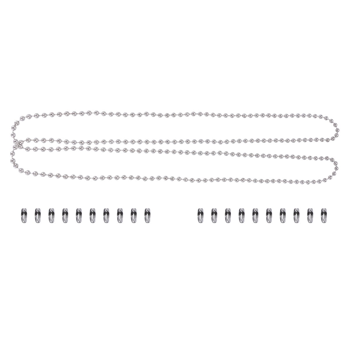 1m Replacement Pull Chain Switch Metal On-off Chain with 20 PCS Buckles ...