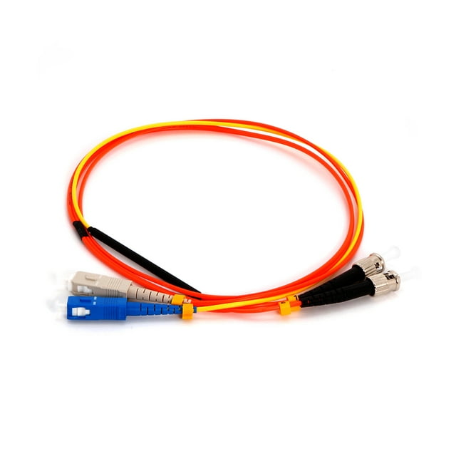1m Singlemode SC to OM2 ST Duplex Mode Conditioning Fiber Optic Patch ...