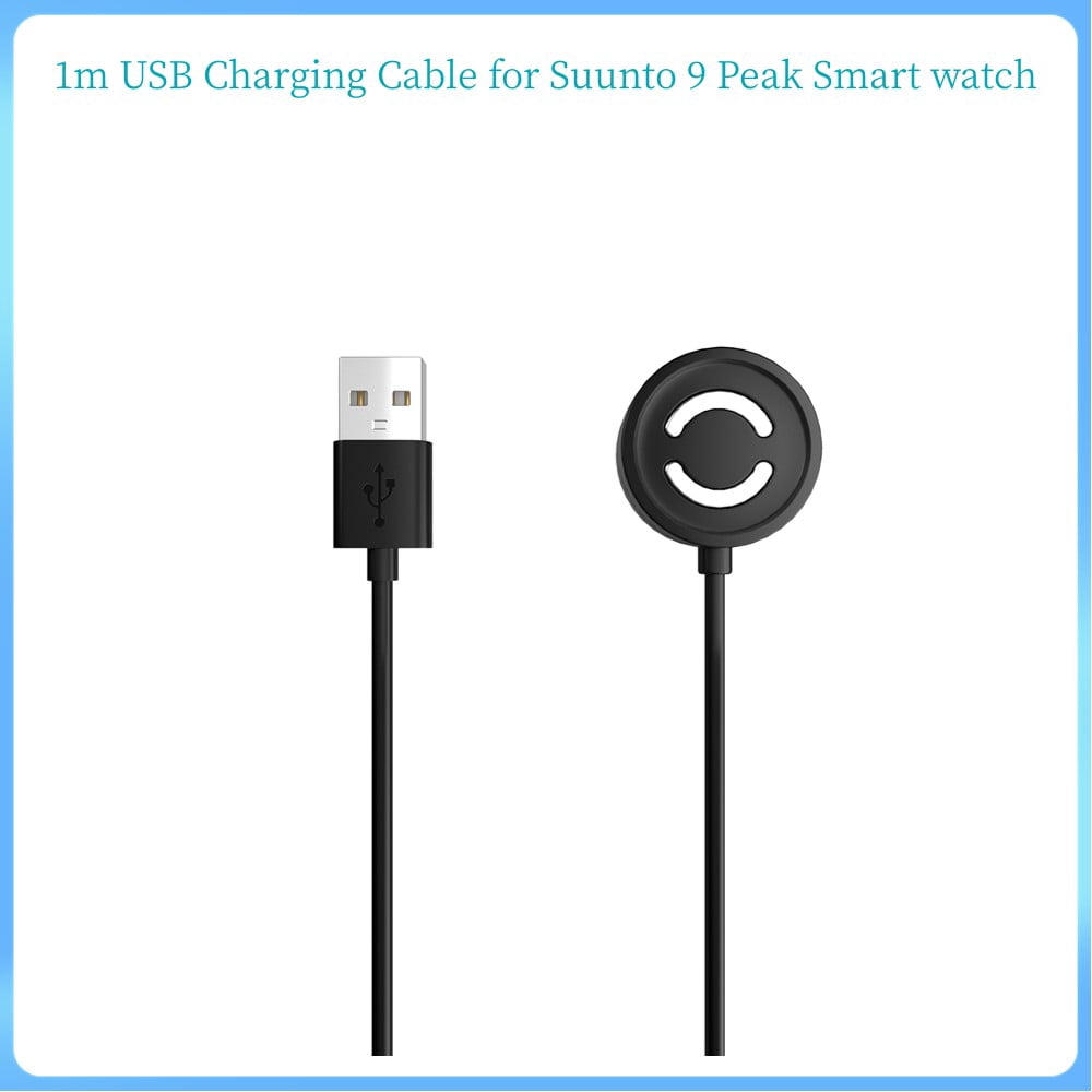 1m USB Charging Cable for Suunto 9 Peak Smart watch Charger Power ...