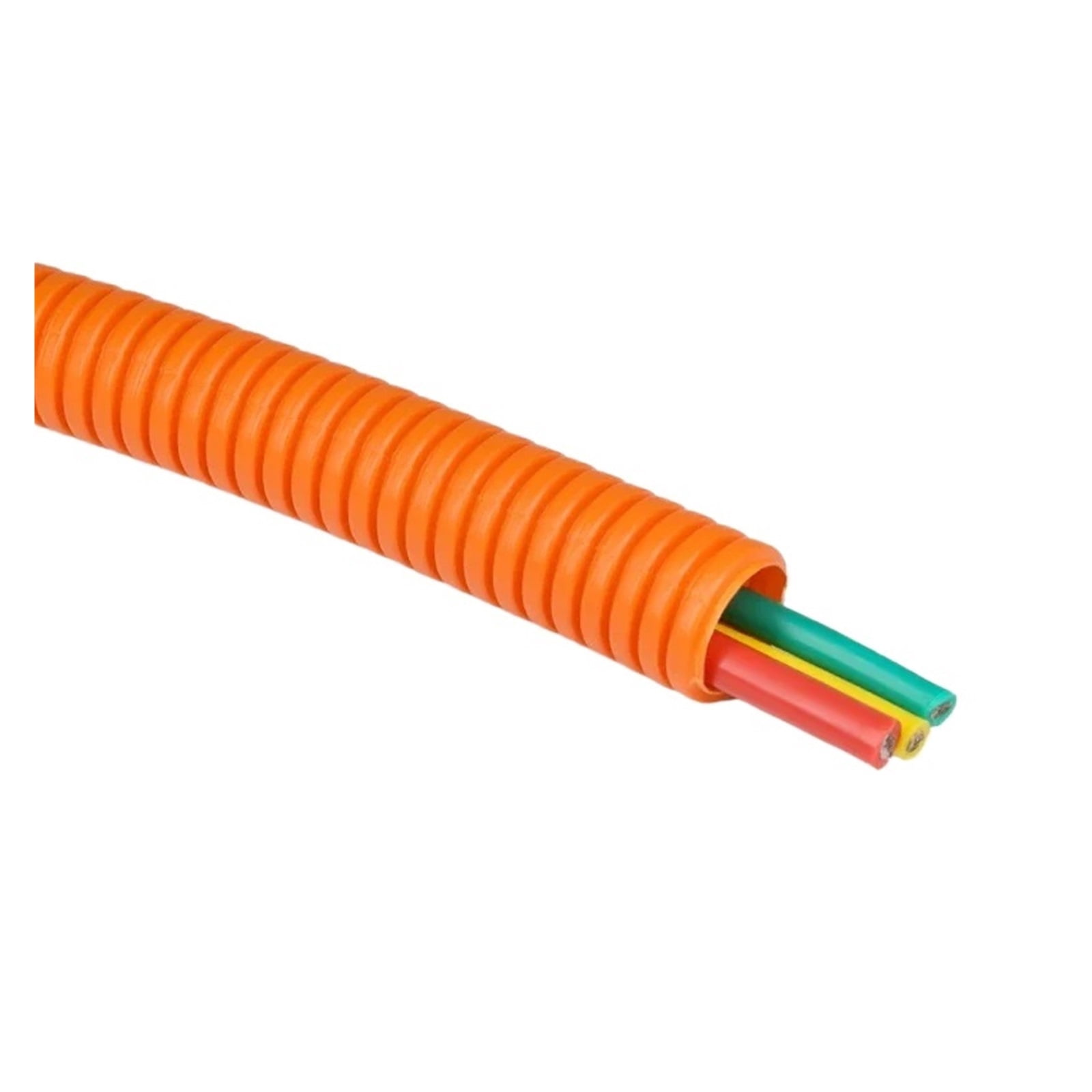 1meter Orange PP Corrugated Pipe AD 11.6/13/15.8~34.5mm Cable Plastic ...