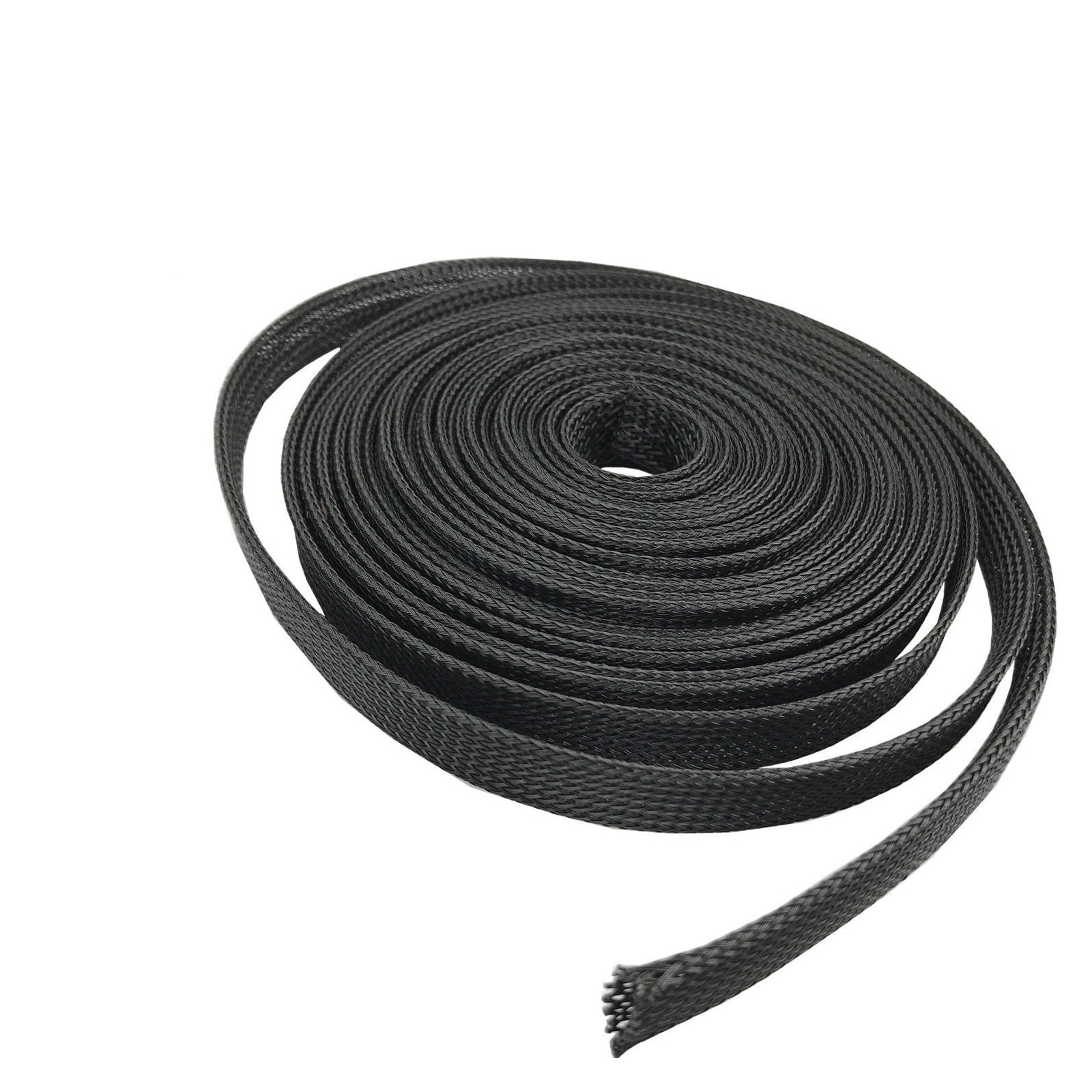 1meter PET Black Cable Sleeve Insulated Sleeving Data Line Protection ...