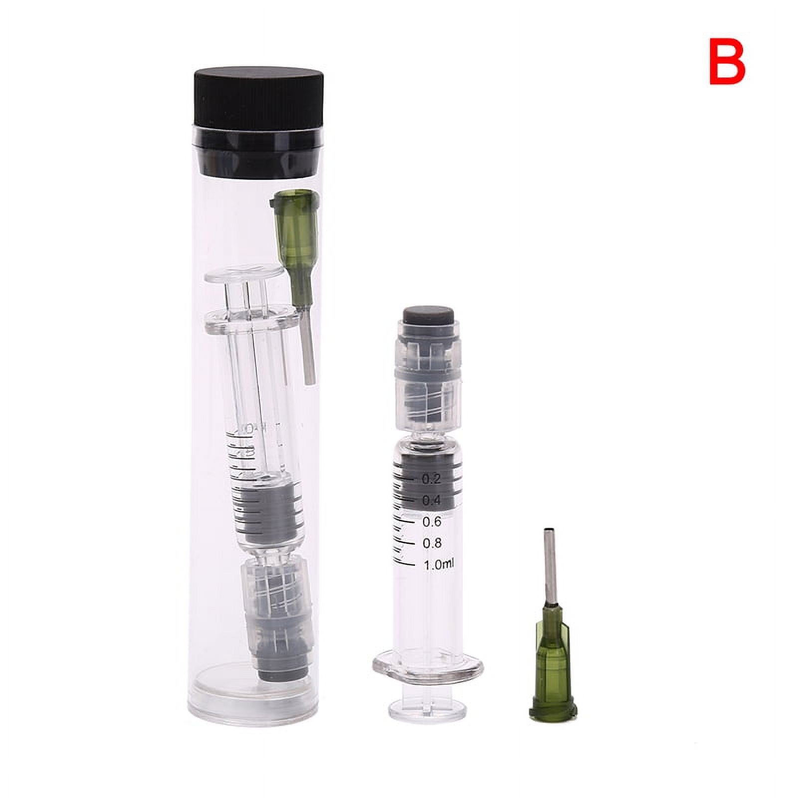 (1ml + PC Tube) Acrylic Luer Lock Syringe for Labs Use for Thick ...