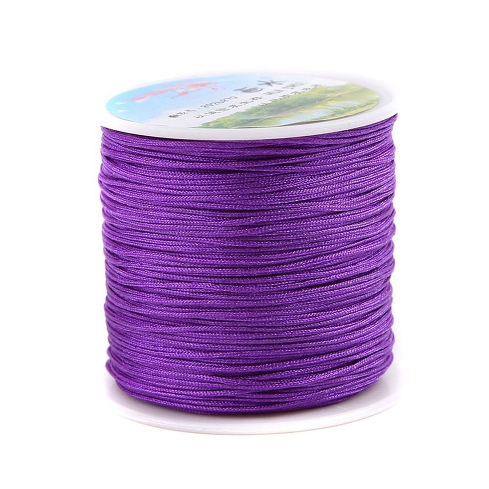 1mm 100m Nylon Macrame Chinese Knot Cord Bracelet Bead Jewelry Making ...