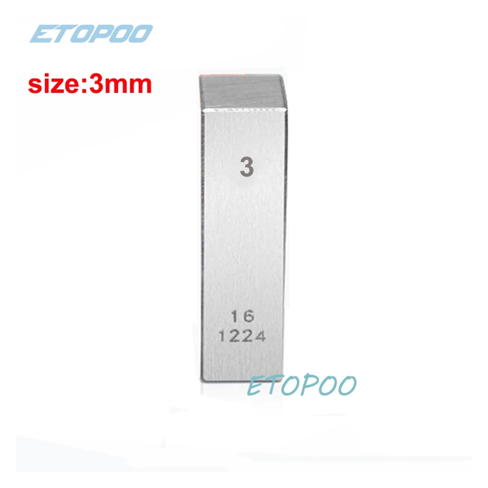 1mm 2mm 3mm 4mm 5mm 6mm 7mm 8mm 9mm 10mm Precision Steel Block Gauge ...