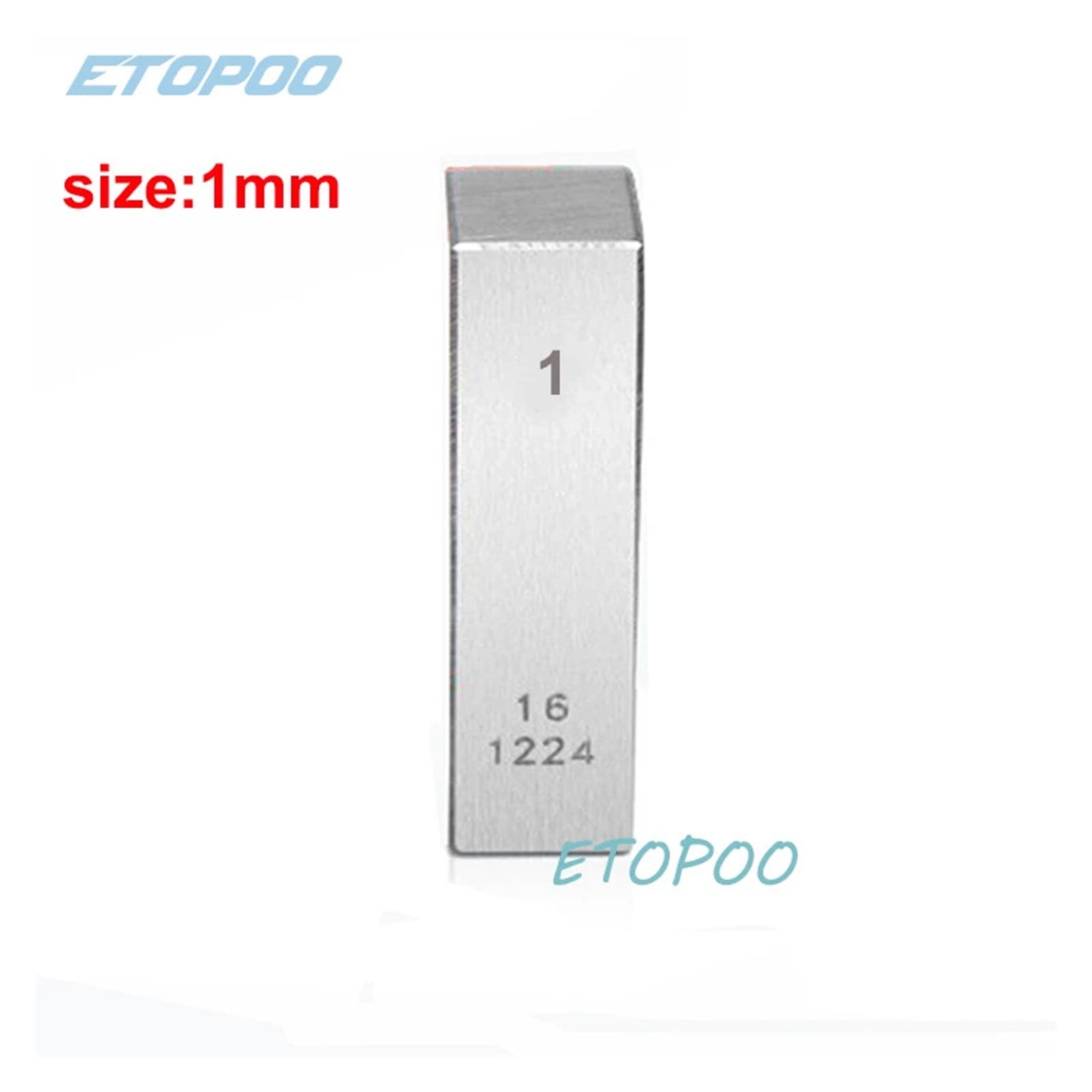 1mm 2mm 3mm 4mm 5mm 6mm 7mm 8mm 9mm 10mm Precision Steel Block Gauge ...