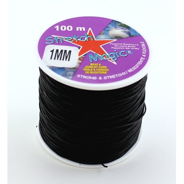 Stretch Magic Bead & Jewelry Cord 1mm 100 Meters/pkg, Clear - Walmart.com