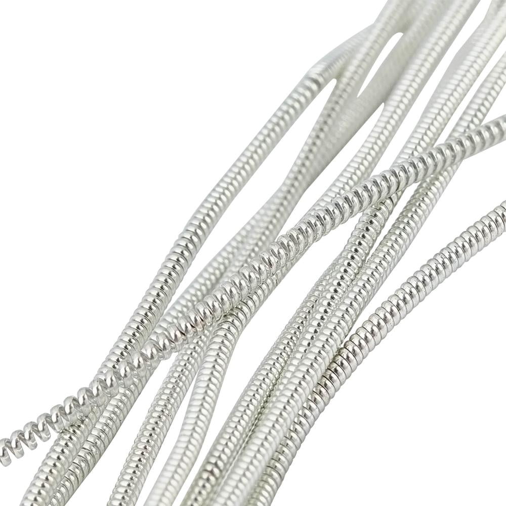 1mm French Bullion Wire Silver Spiral Copper Wire with Storage Box for ...