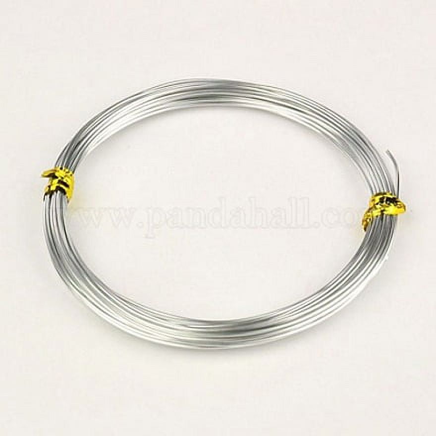 1mm Round Aluminum Wire Bendable Metal Craft Wire Silver 18 Gauge about ...