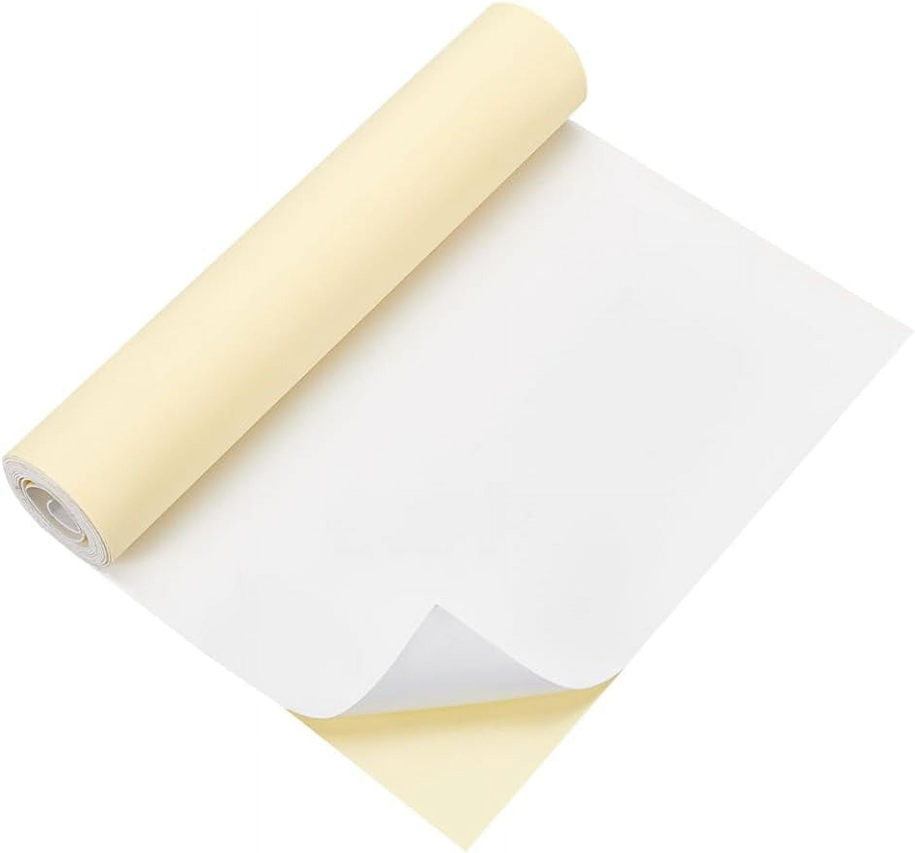 1mm Thick Self-Adhesive EVA Foam Roll 78.7x11.8 Inch White Foam Padding ...