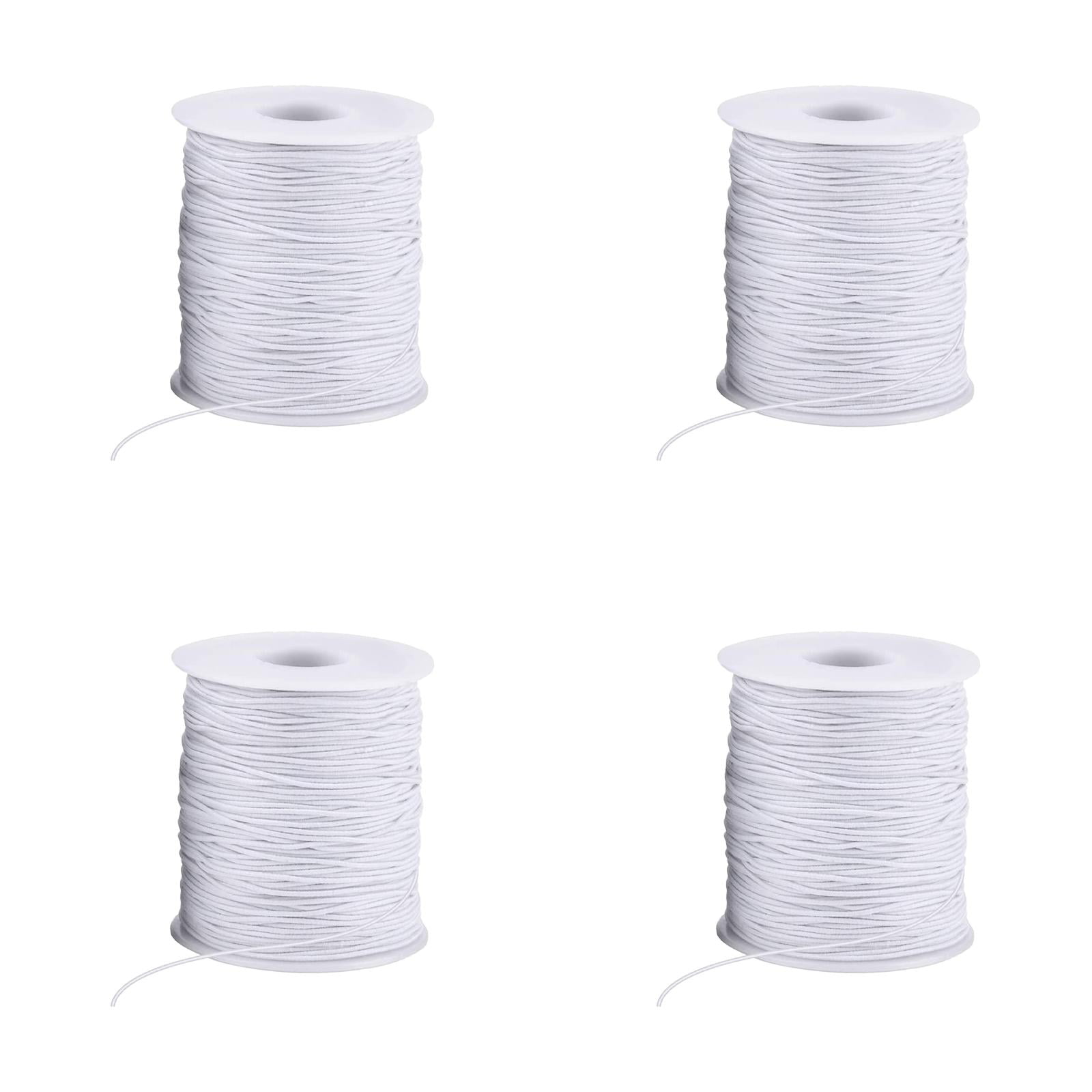 1mm Wide Elastic Band Sewing Thread for Shirring, Stretchy Band Durable ...