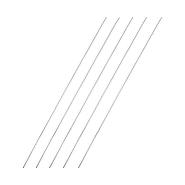 1.5mm x 150mm 304 Stainless Steel Solid Round Rod for DIY Craft 6pcs ...