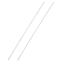 5mm x 100mm 304 Stainless Steel Solid Round Rod for DIY Craft - 2Pcs ...