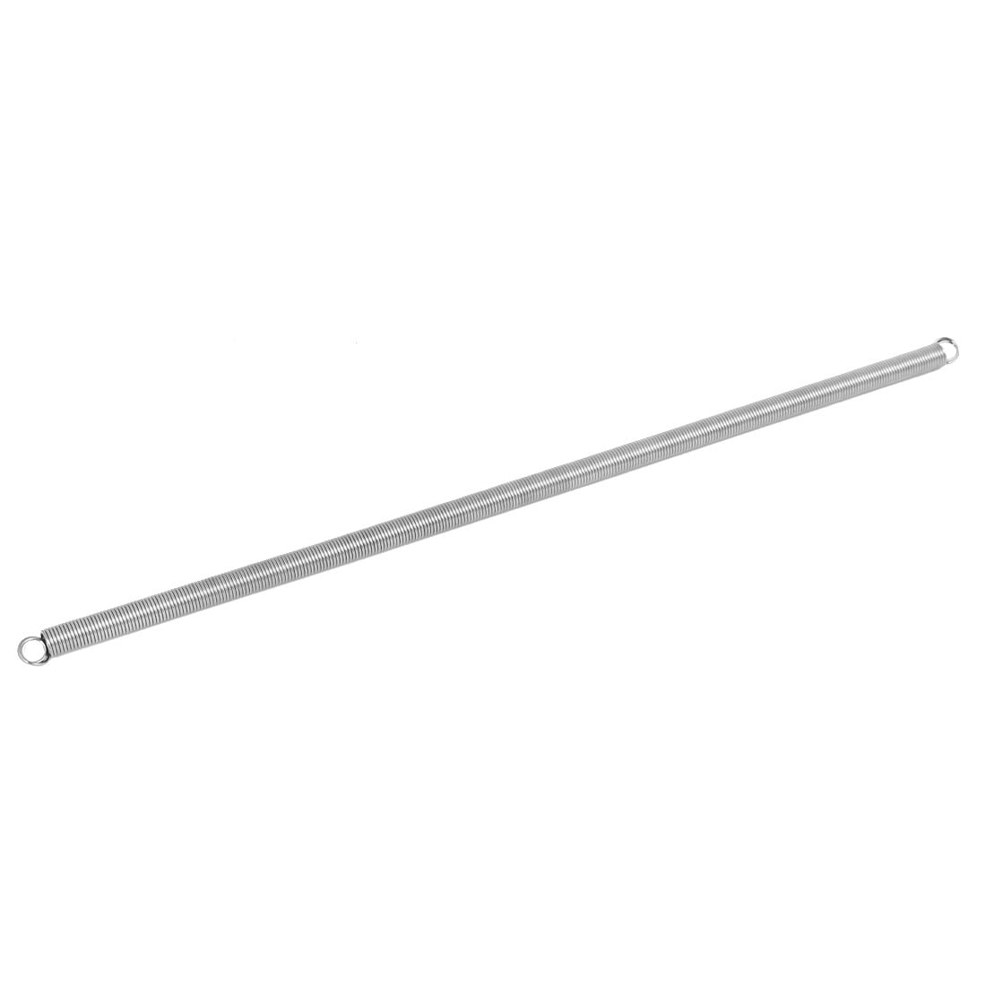 1mmx8mmx300mm 304 Stainless Steel Wire Extension Tension Spring Silver ...
