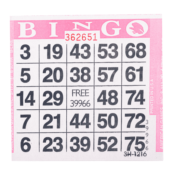 Paper Bingo Cards
