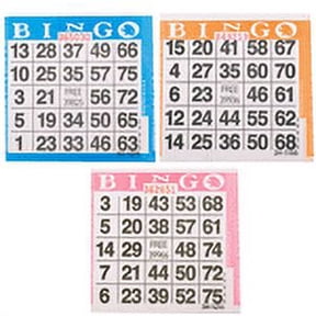 Disposable Bingo Cards
