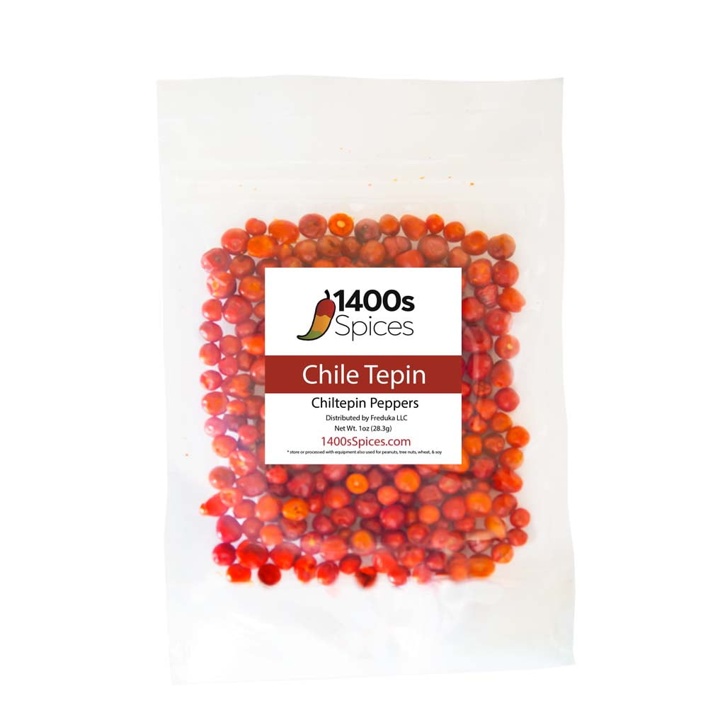 1400s Spices 1oz Dried Chiltepin Peppers, Chile Tepin - High Quality ...